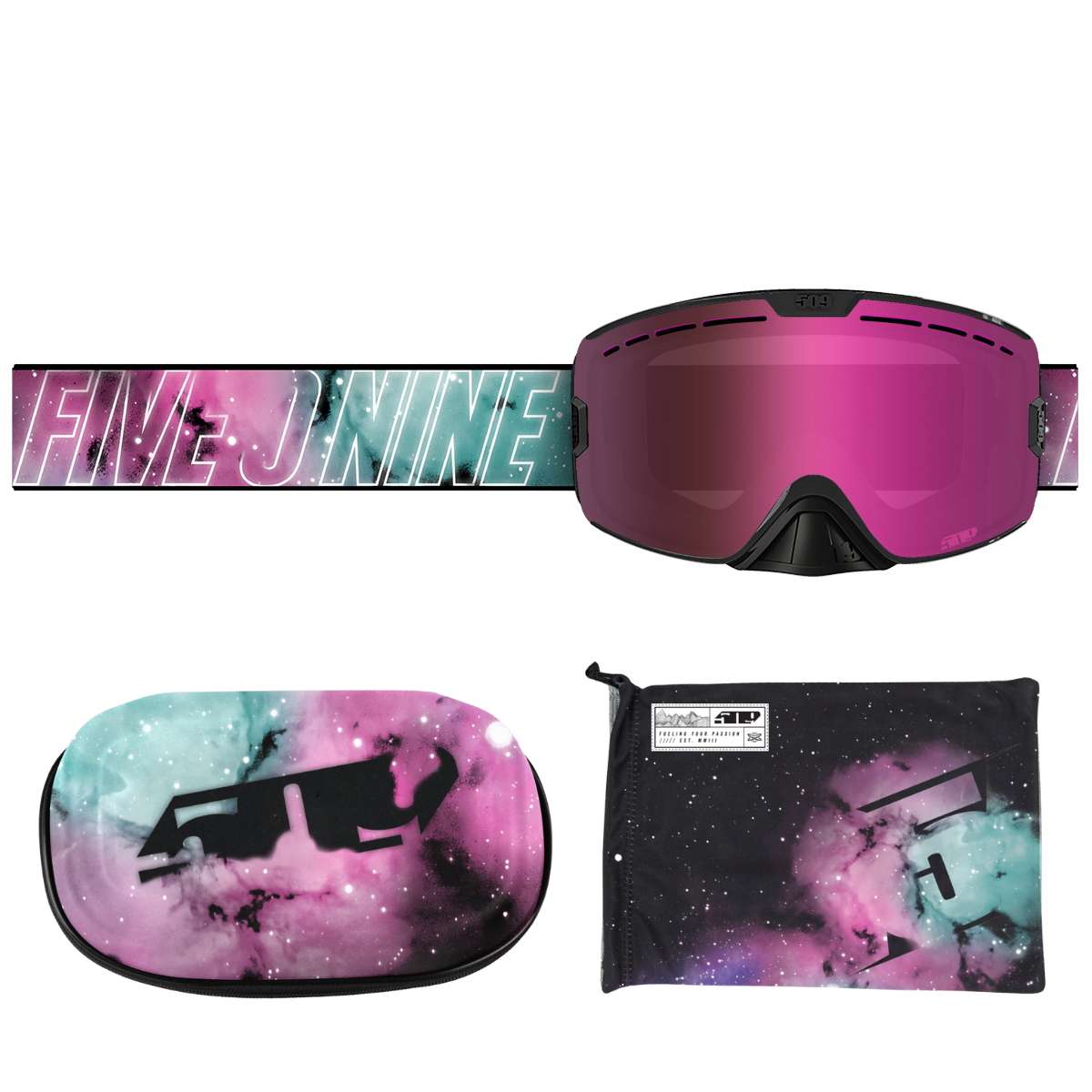 509 Kingpin Goggle Kit - Galaxy