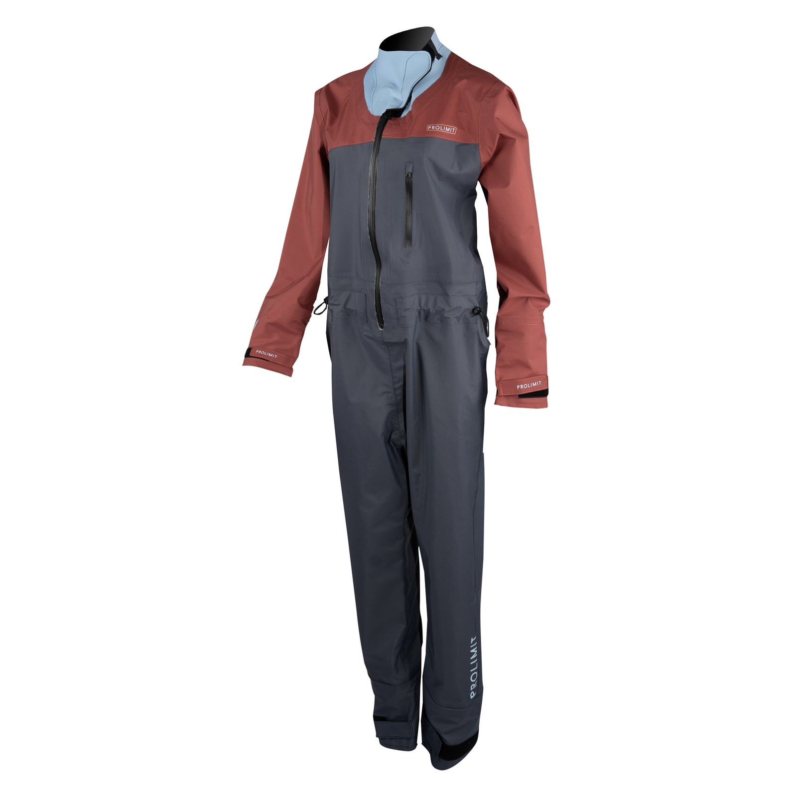 Prolimit Nordic SUP Drysuit Pure Girl - Steel Blue/Burgundy - Hobby & Sport